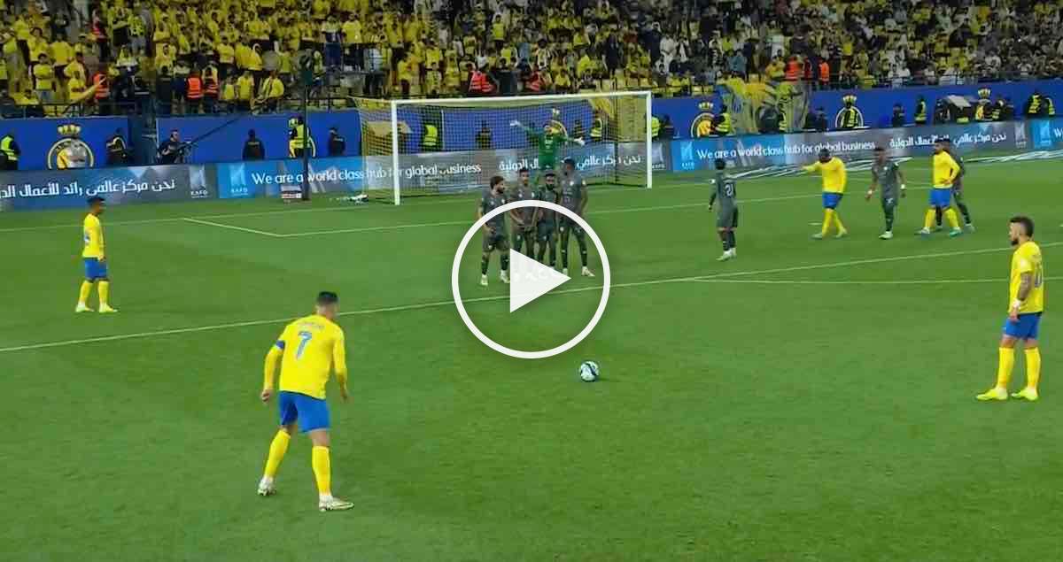 Ronaldo's spectacular last minute free-kick (VIDEO) - Real Madrid News
