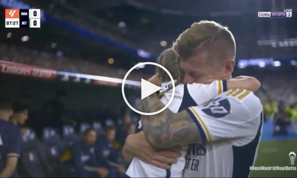 Toni Kroos Bids Farewell To The Santiago Bernabéu And Cries In The Arms