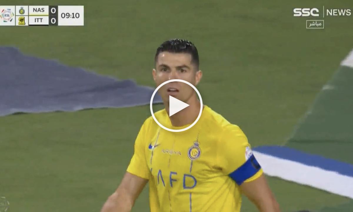 Cristiano Ronaldo scores impossible goal and the referee cancels it ...