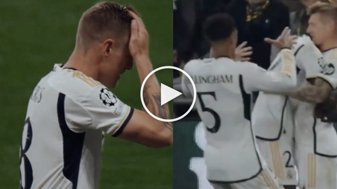 Bellingham's gesture to Kroos in Carvajal's goal that no one watched ...